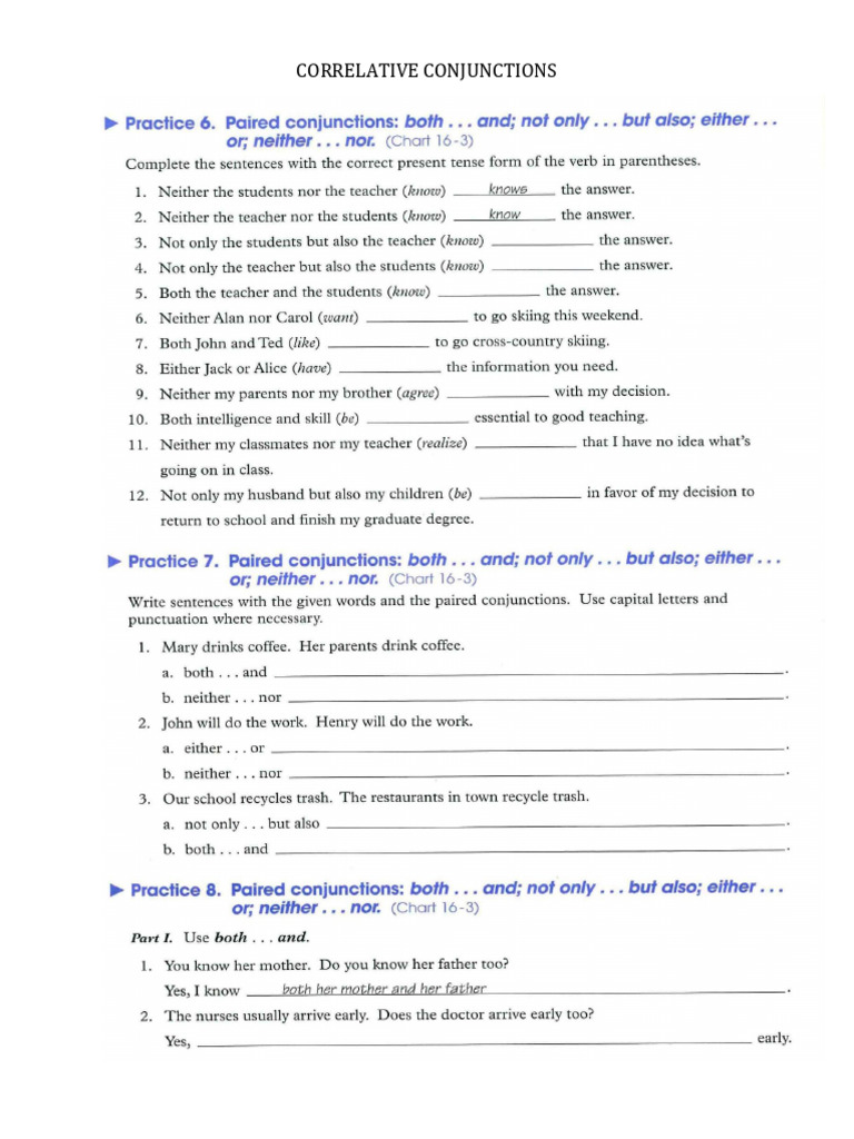 Correlative Conjunctions-1 | PDF