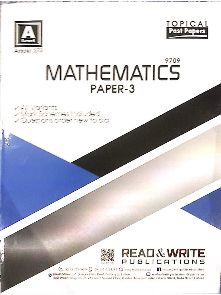 Maths Al p3 Topical-compressed | PDF
