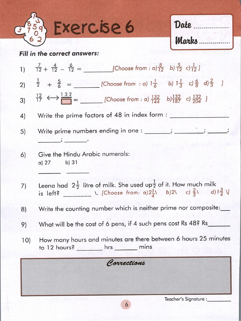 Class 5 Mental Maths-10 | PDF