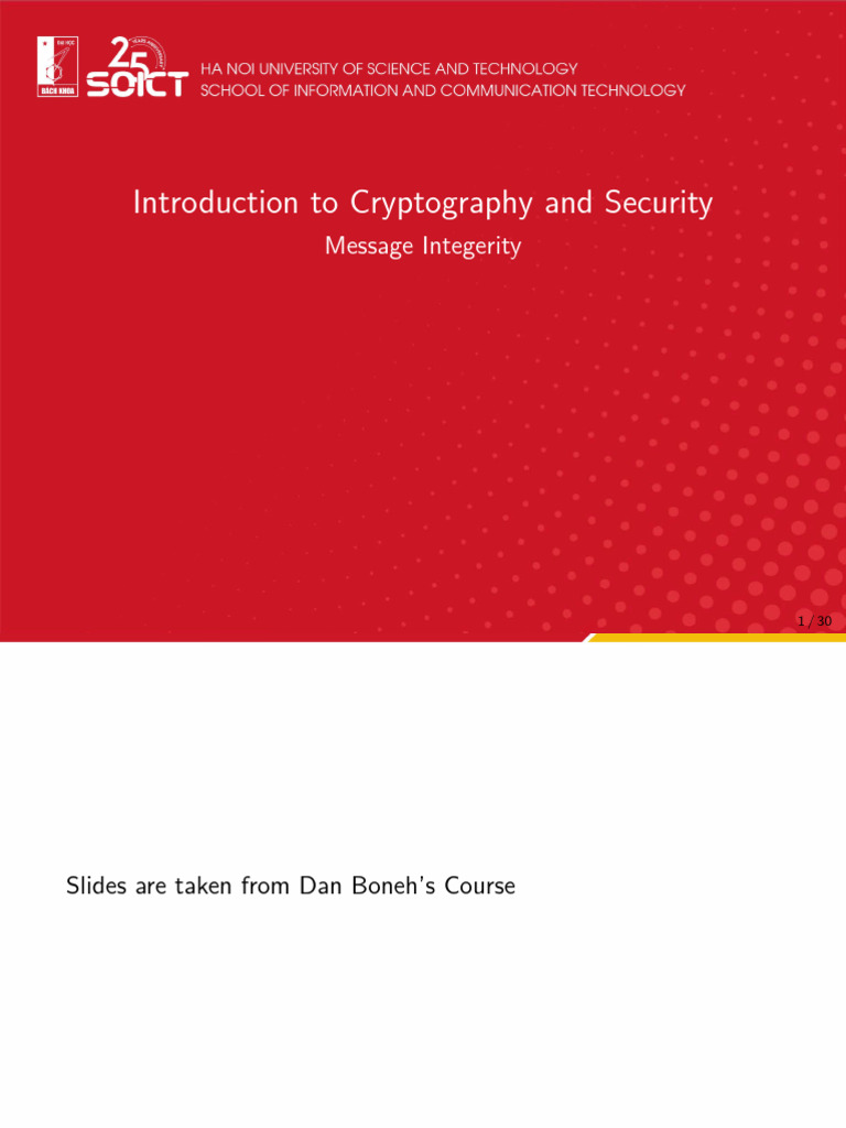 07messageauthcodes_2.0m | PDF | Military Communications | Secrecy