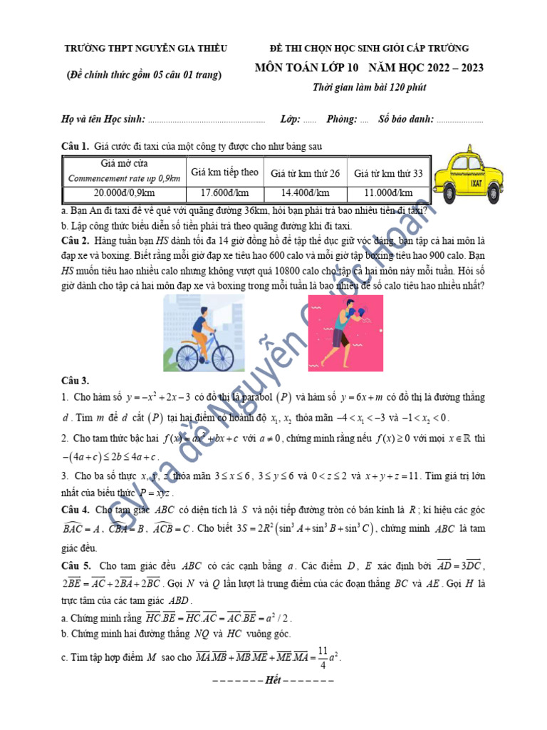 hoc-sinh-gioi-cap-truong-toan-10-2022-2023-gv-ra-de-nqhoan-ngthieu | PDF
