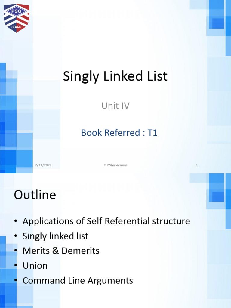Singly Linked List Union Command Line Arg | PDF | Pointer (Computer Programming) | Computer ...