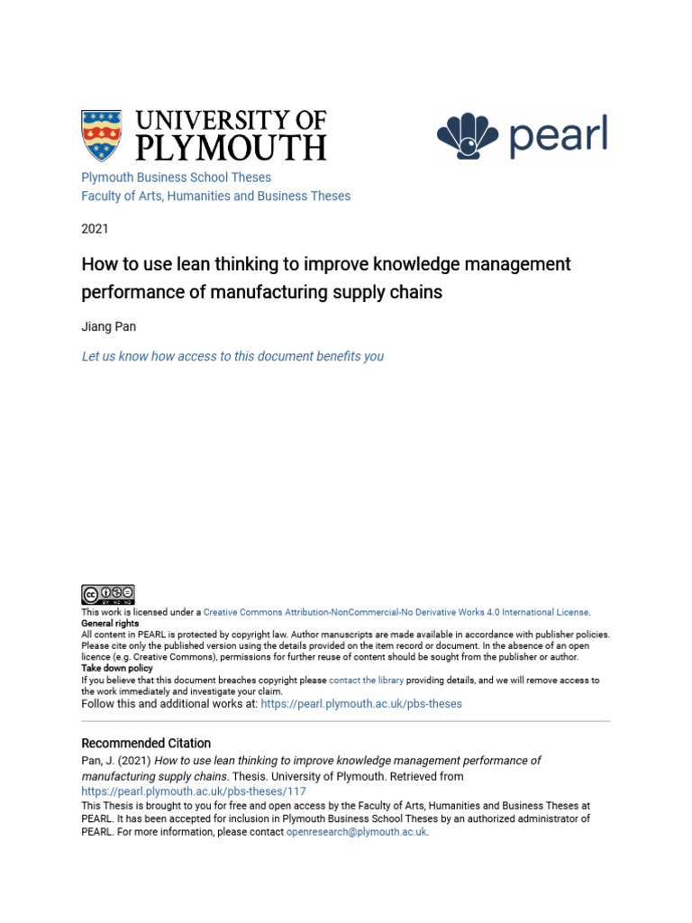 How to Use Lean Thinking to Improve Knowledge Management Performa | PDF ...