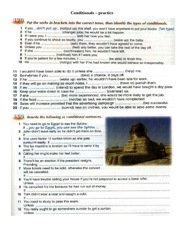 Conditionals, B2 | PDF