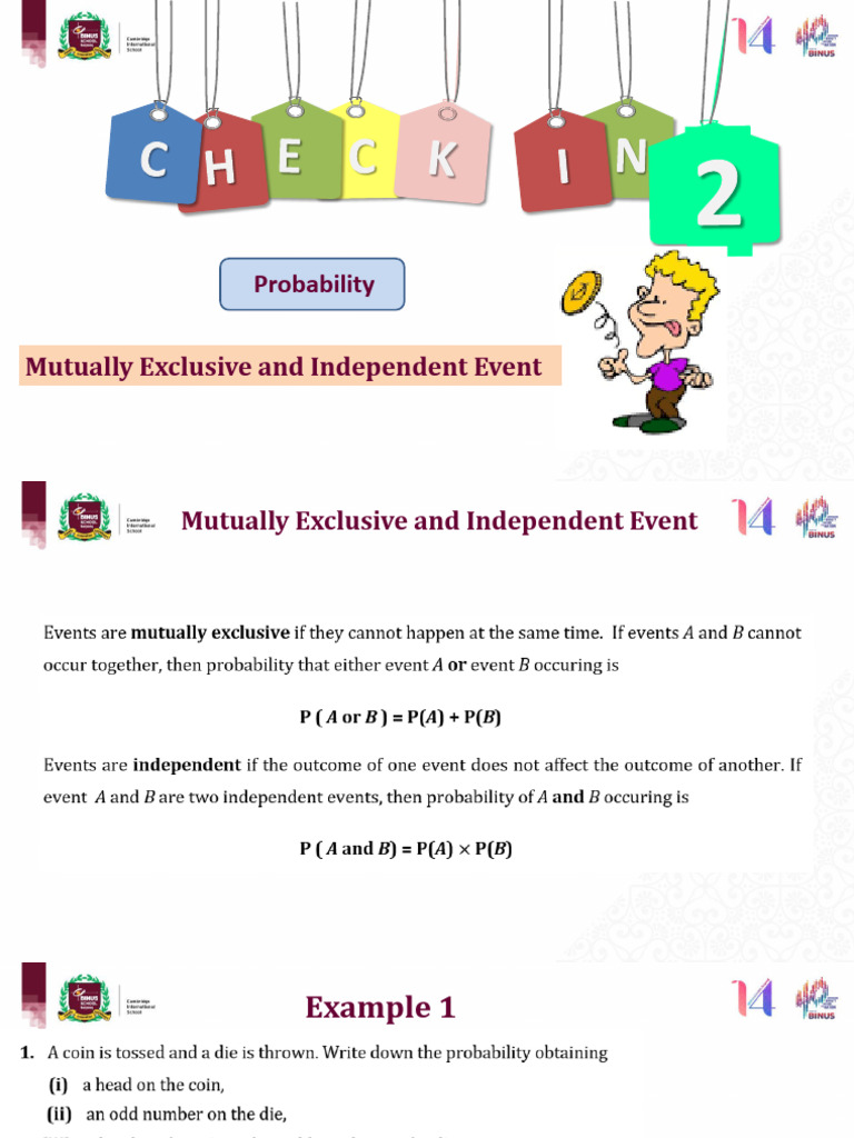 Grade 9 Mathematics_WK02_Probability_Check In 2 | PDF