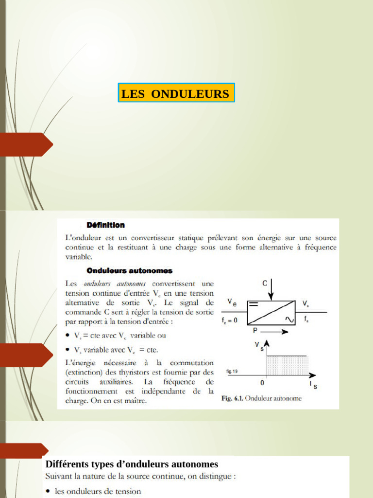 Cm - Les Onduleurs | PDF
