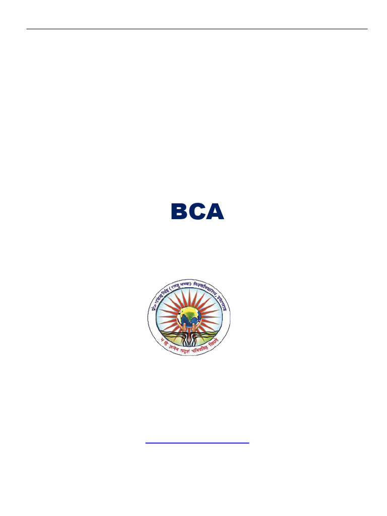 BCA - Course Structure Syllabus - As Er NEP-PRSU | PDF | Complex Number ...