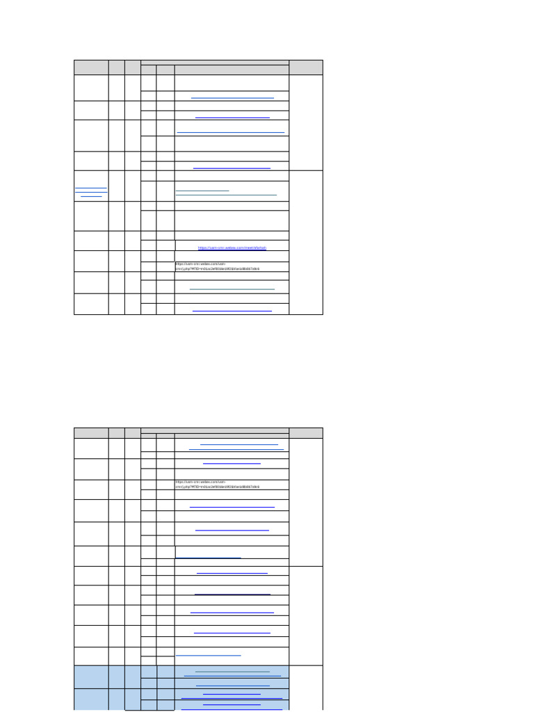 LSP301 S1 2425 Class Links | PDF
