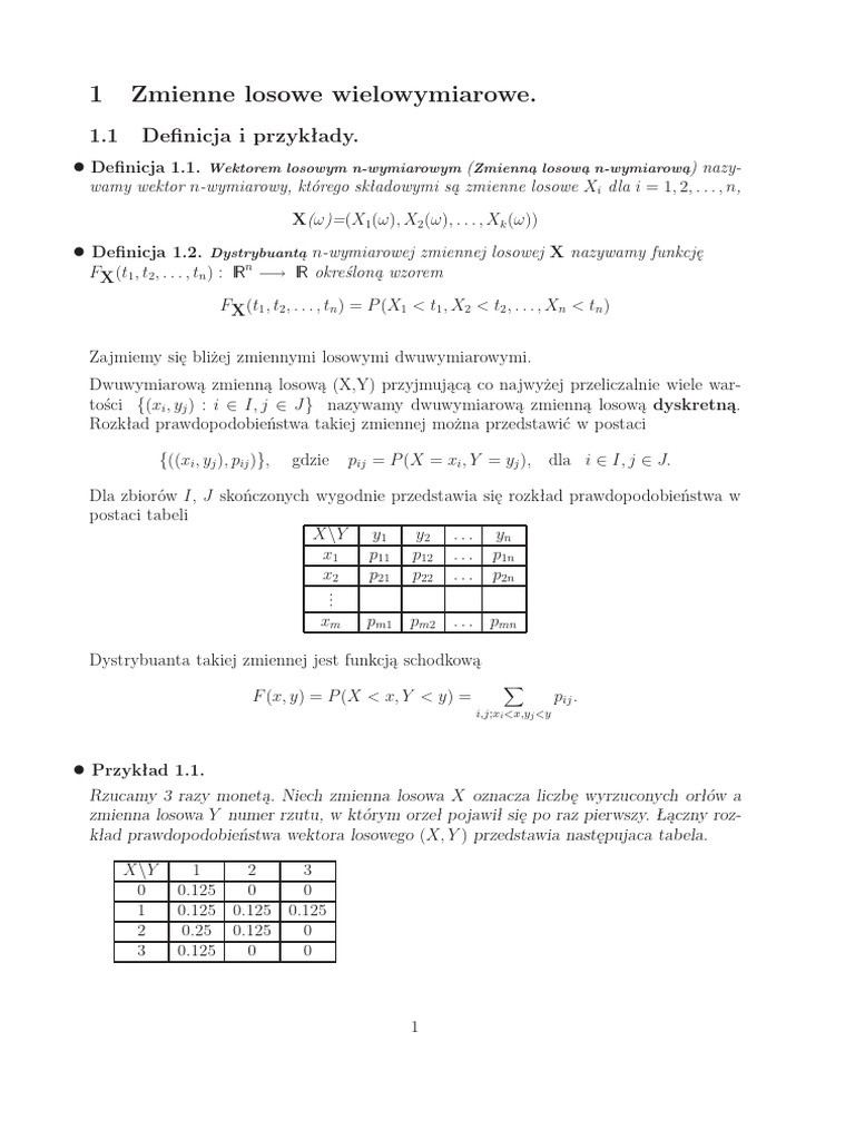 Probabilistyka 7 | PDF