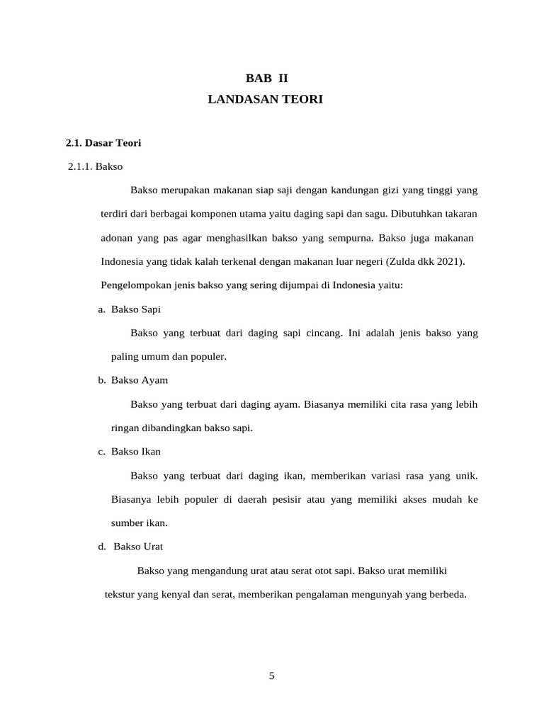 Revisi Bab 2 Landasan Teori | PDF