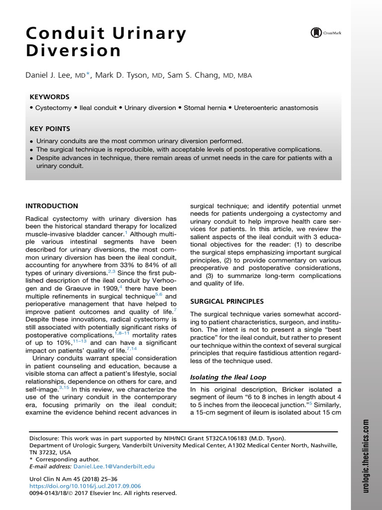 Conduit Urinary 2017 | PDF | Urinary Incontinence | Large Intestine