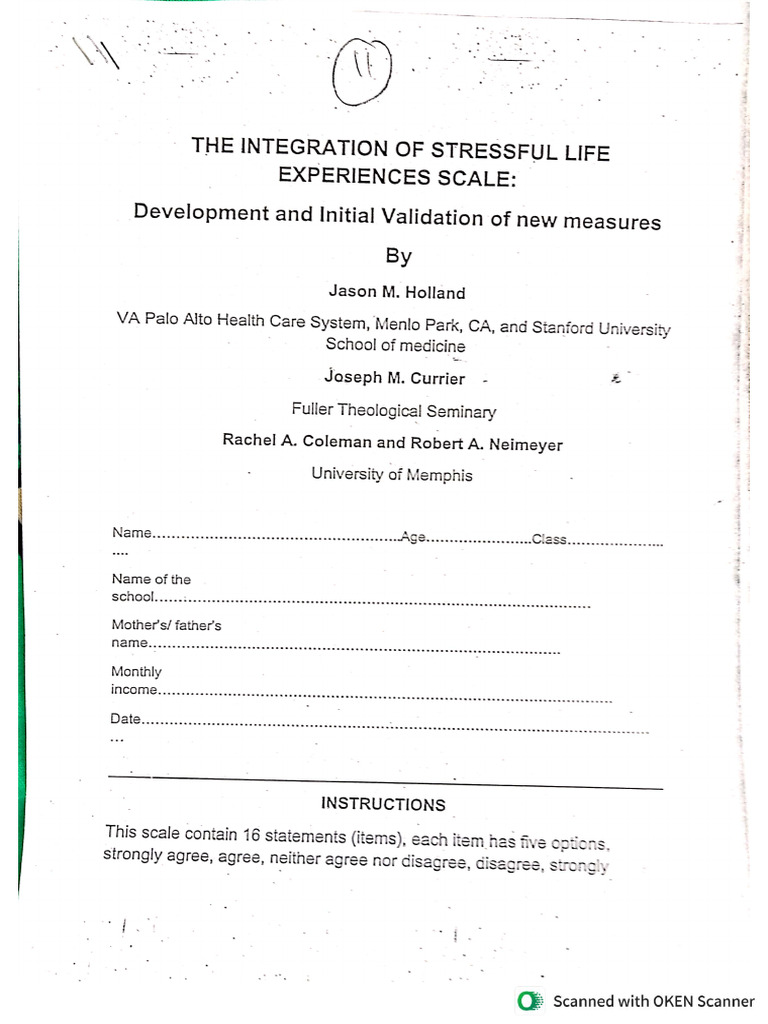THE_INTEGRATION_OF_STRESSFUL_LIFE_EXPERIENCE_SCALE_(5)[1] | PDF