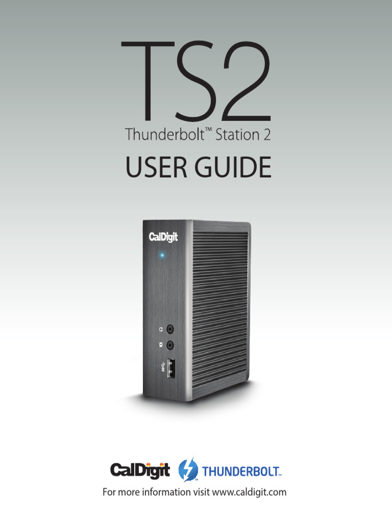 CalDigit_TS2_Manual | PDF | Usb | Hdmi