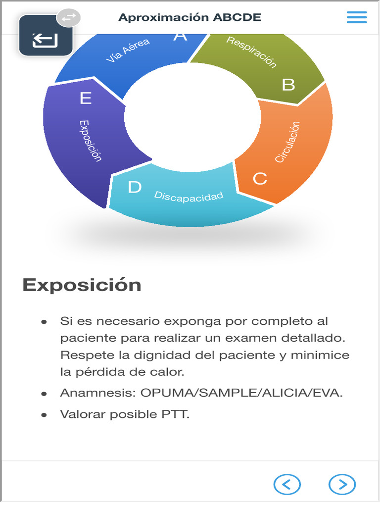 Examen Clínico: Protocolo ABCDE | PDF