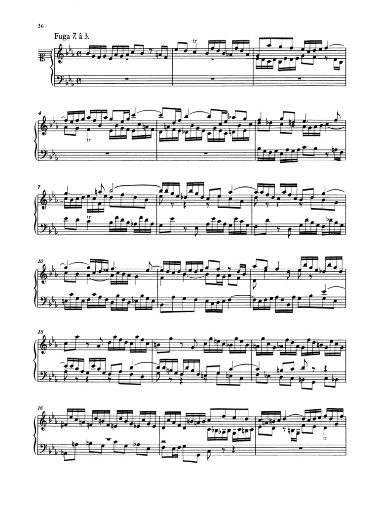 FUGA #7 (Bach) | PDF