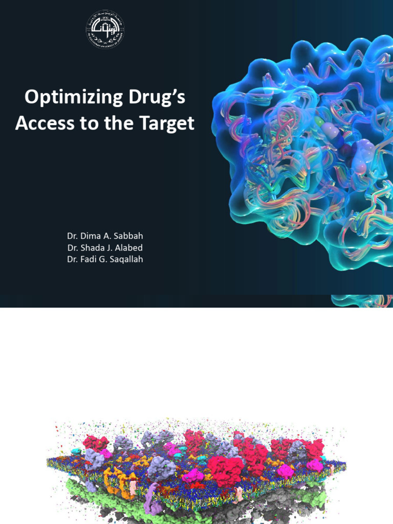 5-Optimizing Drug's Access To The Target | PDF | Metabolism | Ester