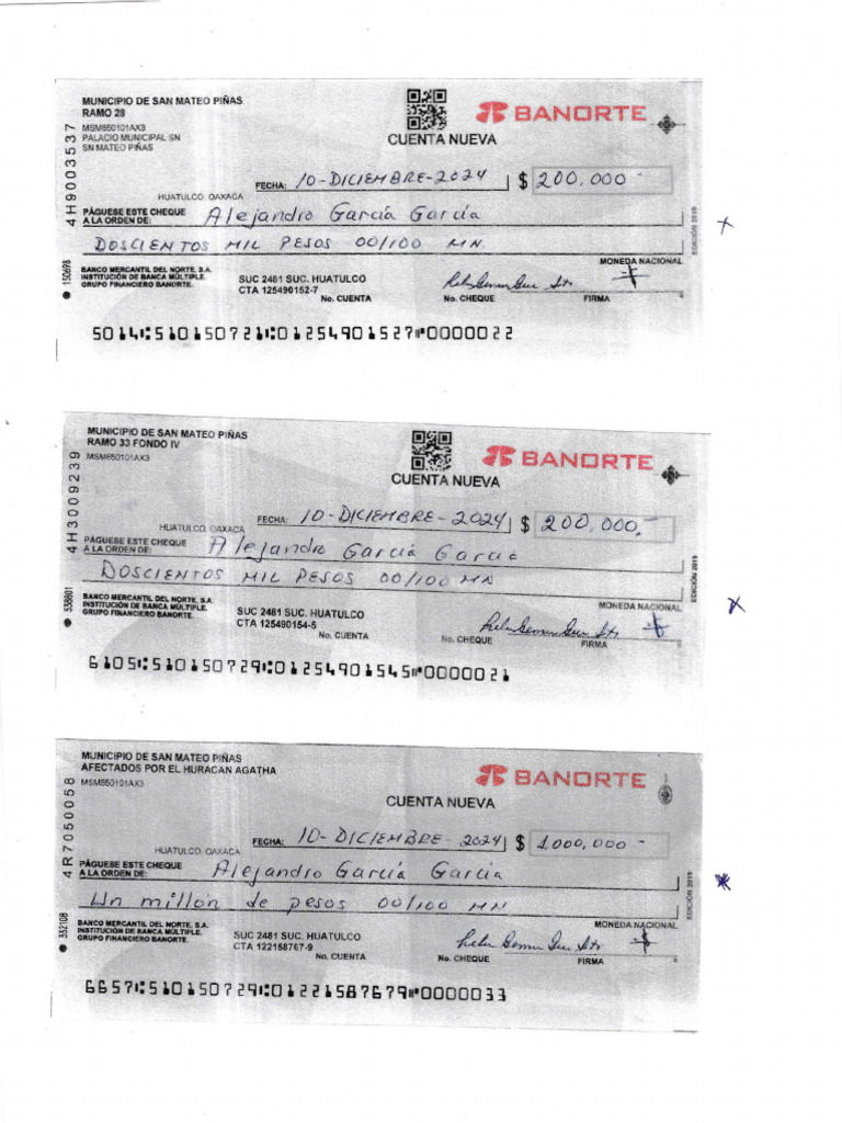 Retiro Cheques | PDF