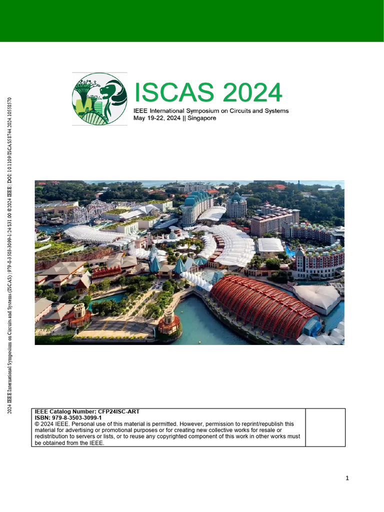 ISCAS_2024_Cover_Page | PDF | Mixed Signal Integrated Circuit | Artificial Intelligence