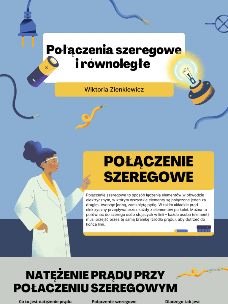 Połącznia Szeregowe I Równoległe | PDF