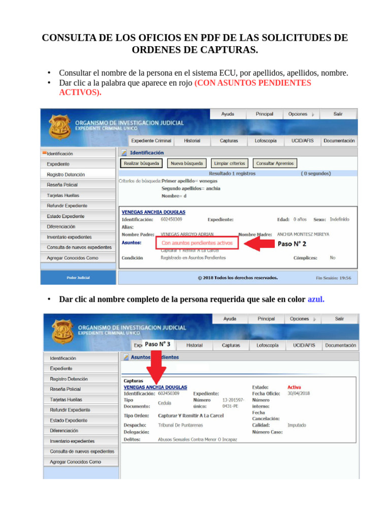 Respuesta Rapida de Ordenes de Capturas | PDF | Gobierno