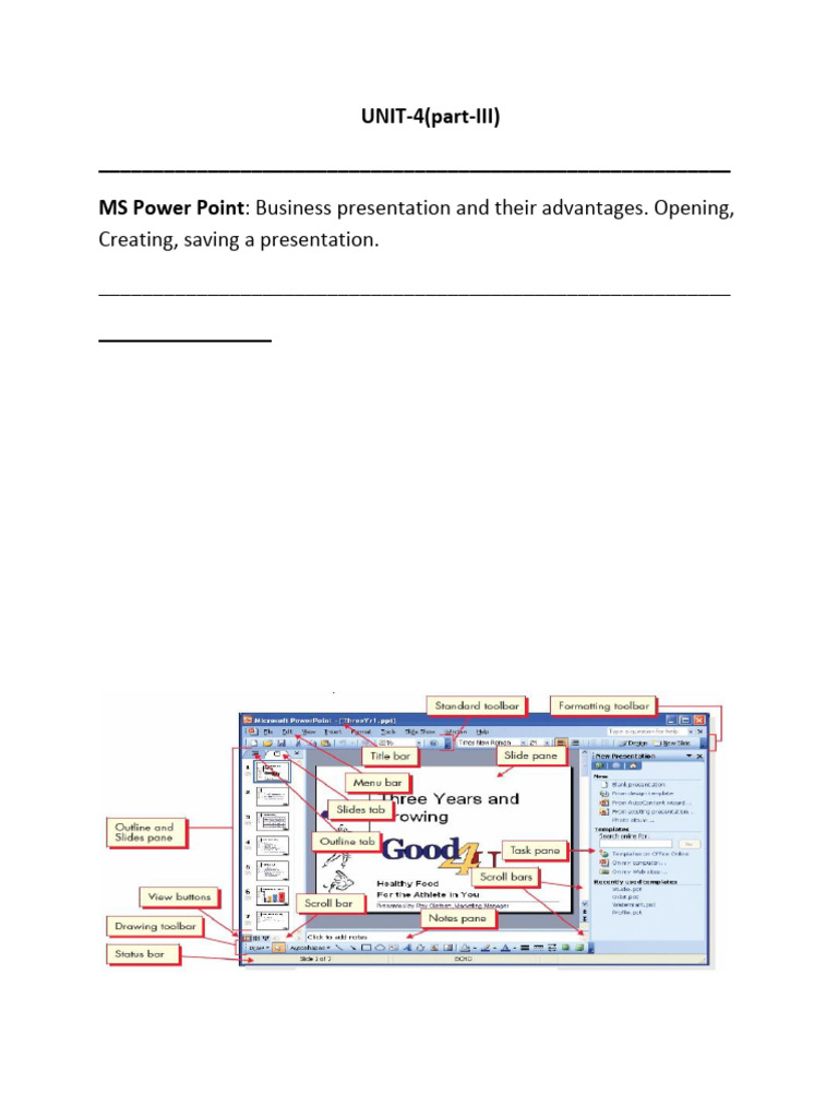 UNIT-4(part-IV) | PDF | Microsoft Power Point | Computer File