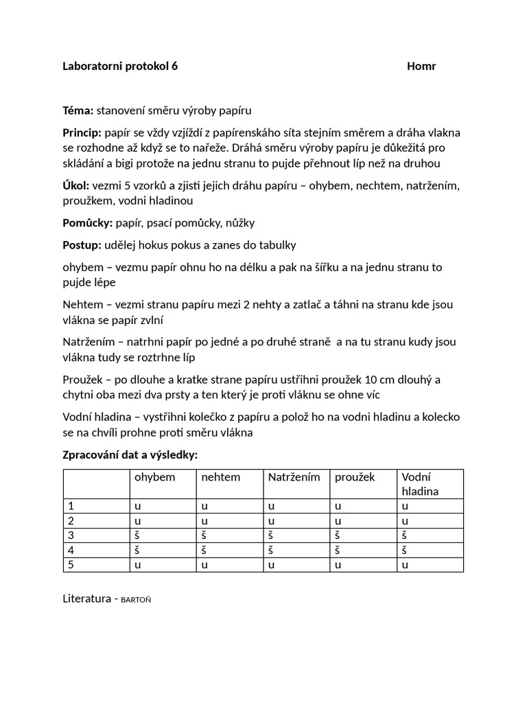 Laboratorni Protokol 6 | PDF