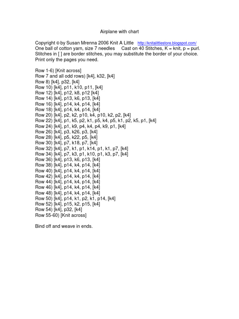Airplane With Chart | PDF