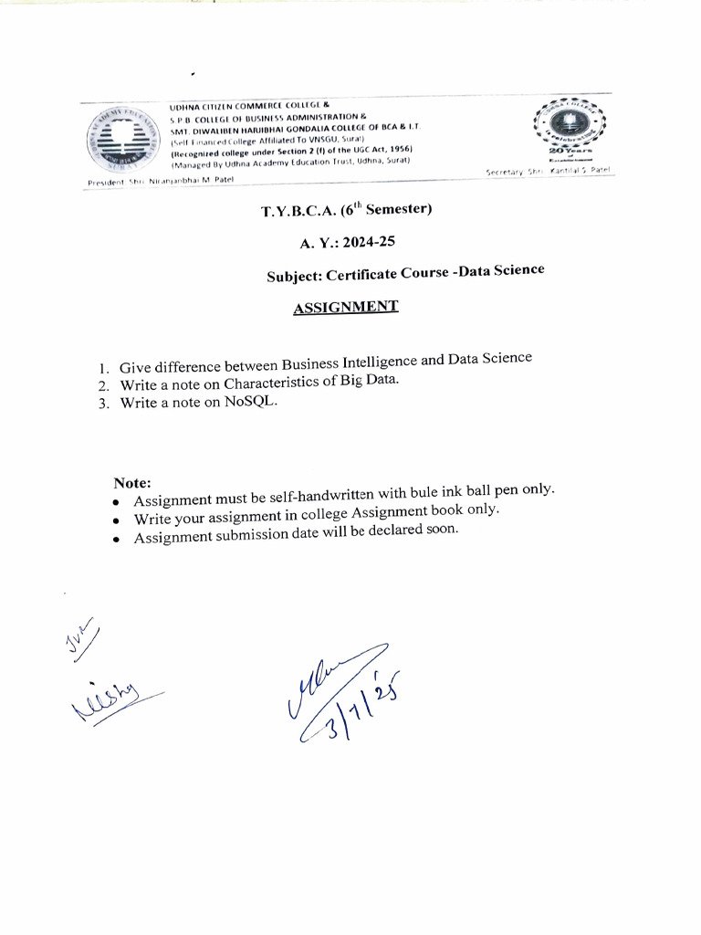 Data Science Assignment | PDF