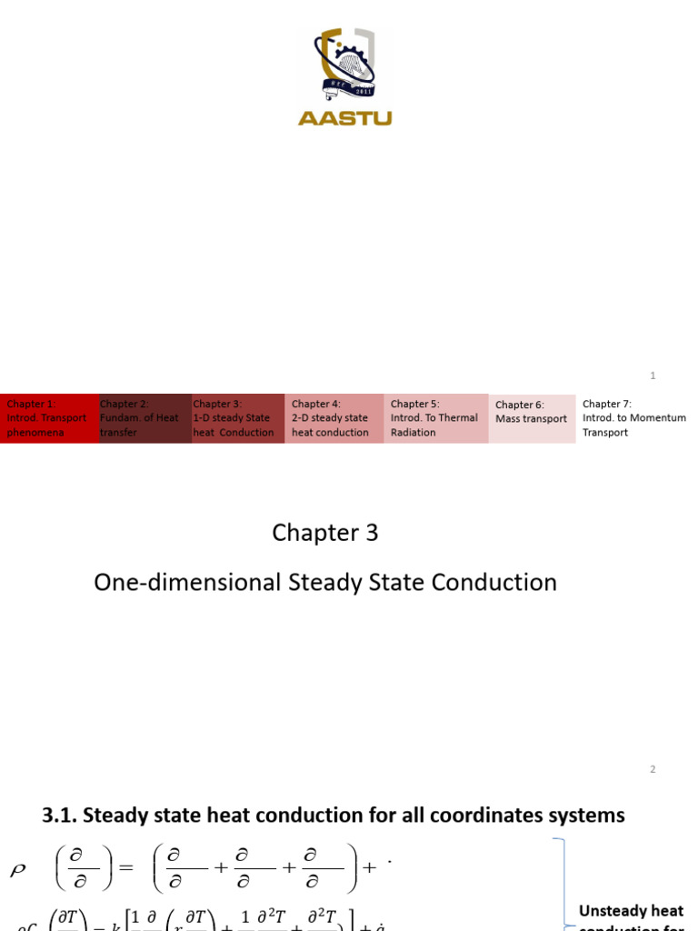 CH 3 Full Steady State Conduction (One Dimension) | PDF | Heat Transfer ...