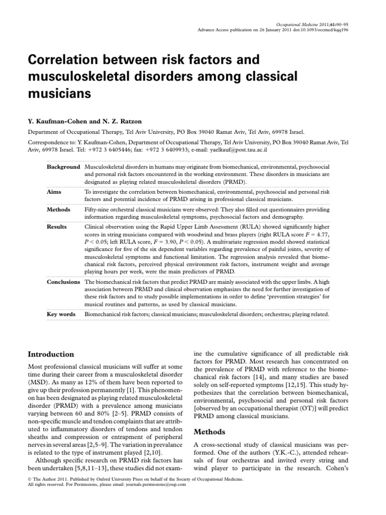 MSD Correlation Risk | PDF