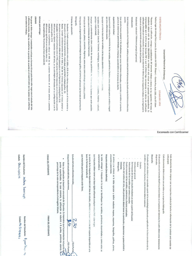 Analisis Del Sitio DII | PDF