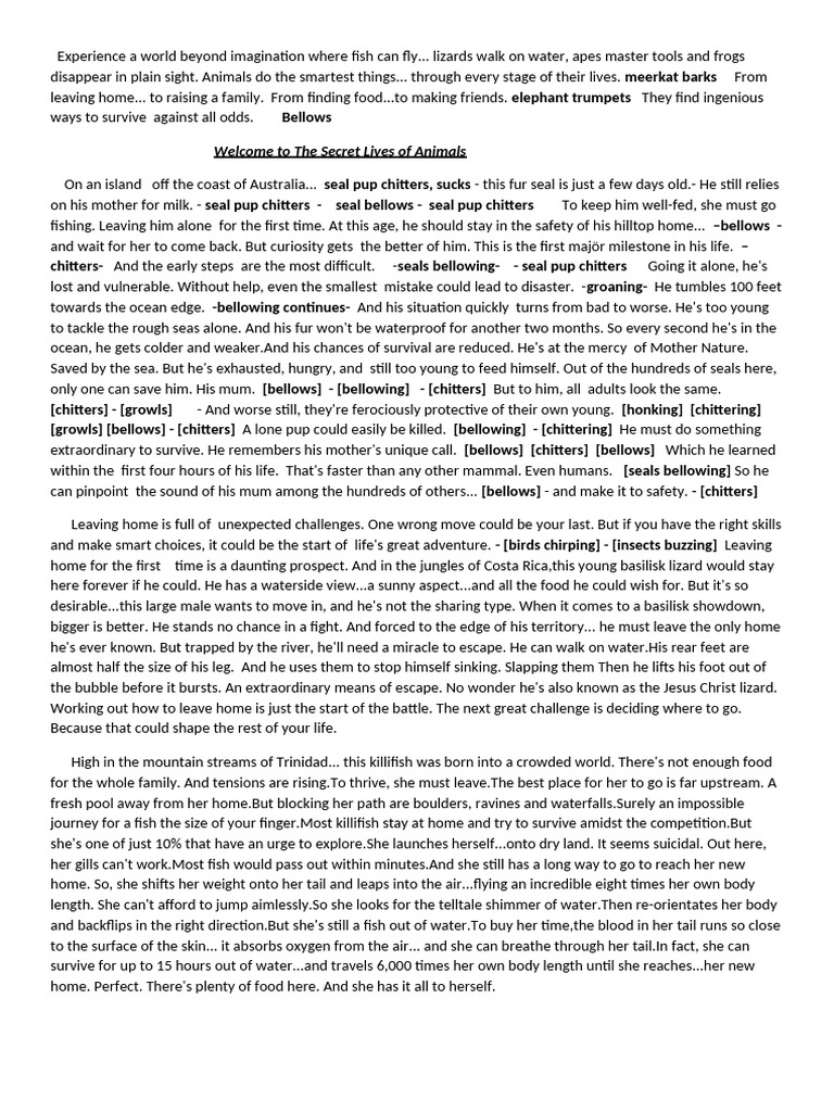 THE SECRET LIVES | PDF | Pinniped | Zoology