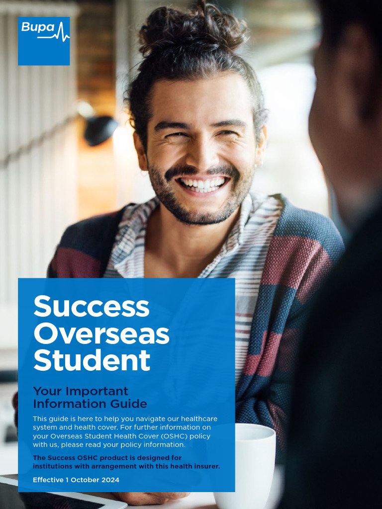 Bupa OSHC Guide for International Students | PDF | Hospital | Emergency ...