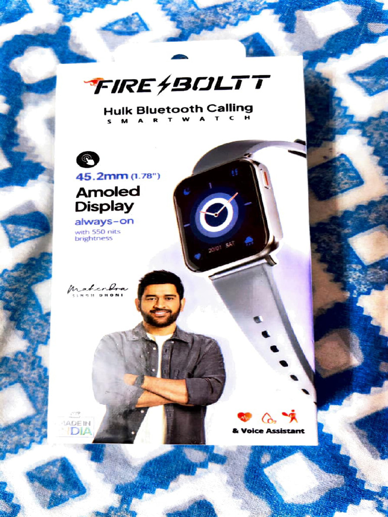 Fireboltt Hulk Watch BOX Pictures | PDF | Smartwatch | Tablet Computer