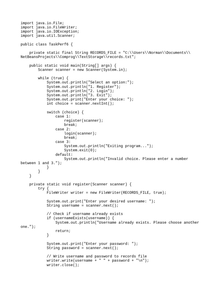 06 Task Performance 1 ARG | PDF | Computer Programming | Computer Science