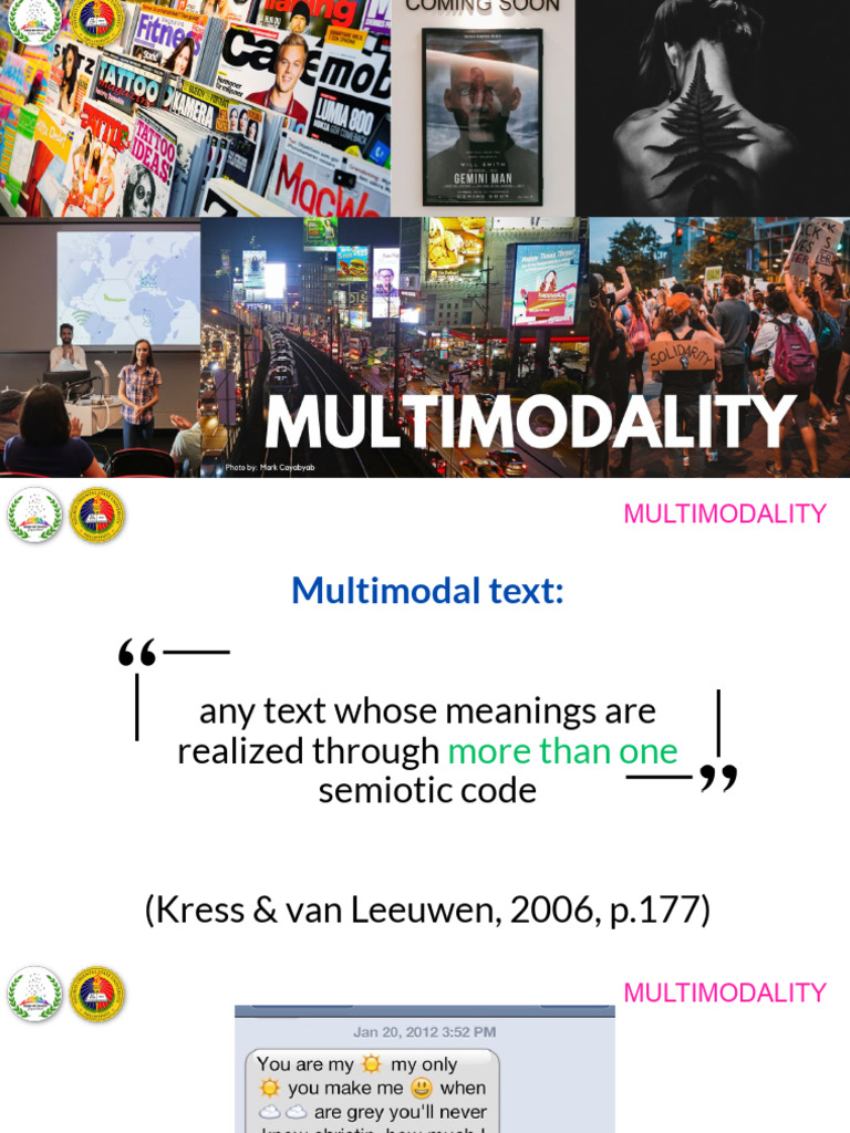 Multimodality Final | PDF | Human Communication | Writing