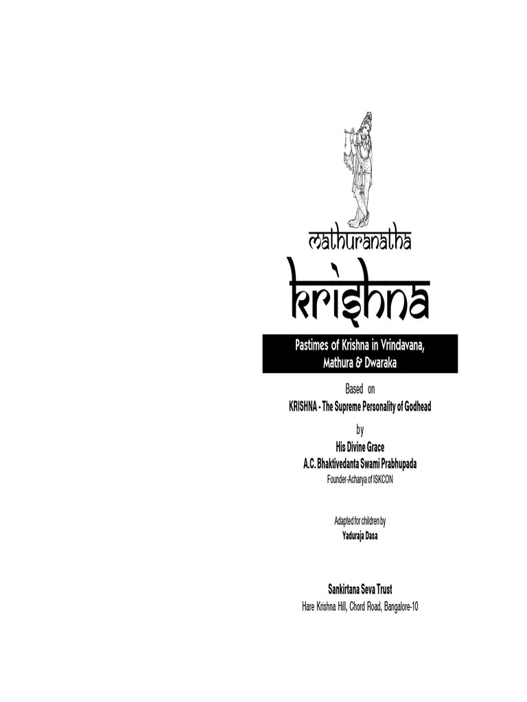 Class 9_Mathuranatha Krishna | PDF | Krishna | Hinduism