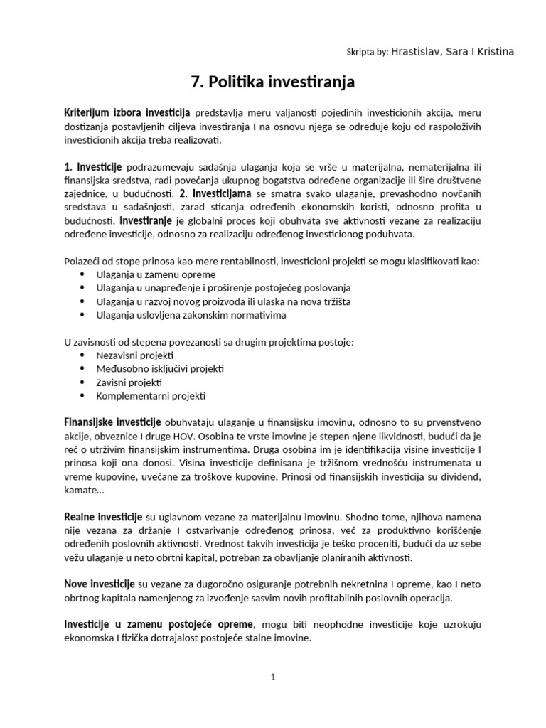 OFM Skripta Za II Deo HS | PDF