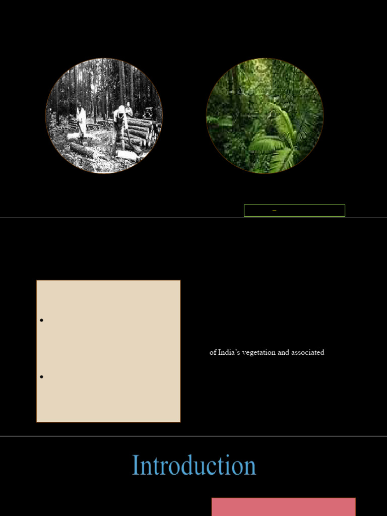 Forest Society and Colonialism & Natural Vegetation and Wildlife | PDF ...