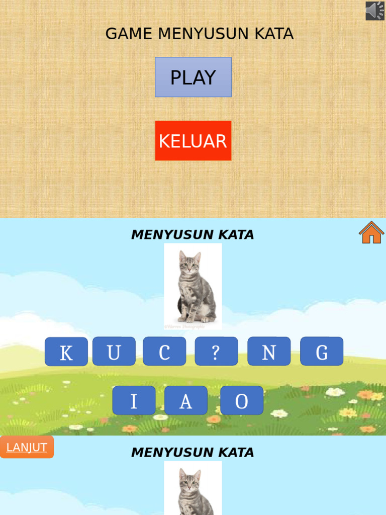 Permainan Anak Usia Dini - Kelompok 1 - Binatang | PDF