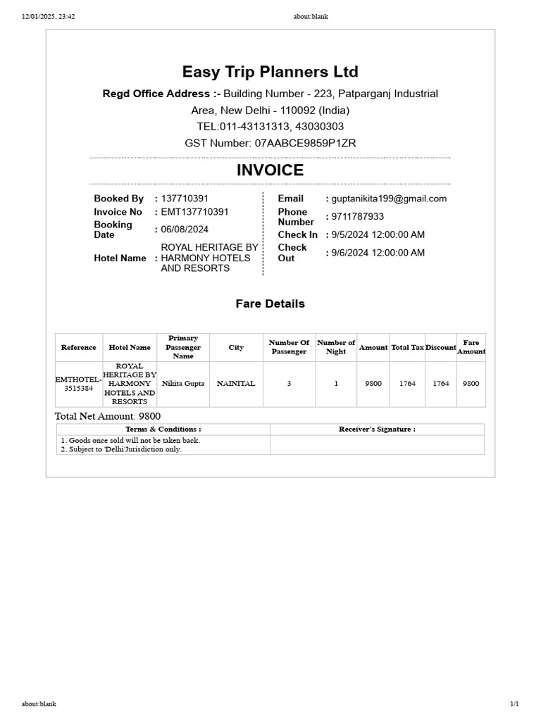 invoice 1 | PDF