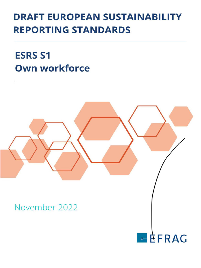 13 Draft ESRS S1 Own Workforce November 2022 | PDF | Employment | Risk