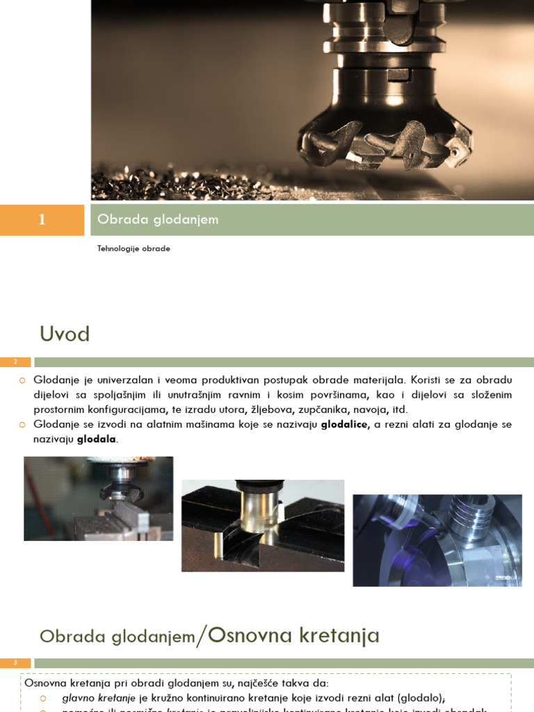 06 - Obrada Glodanjem | PDF