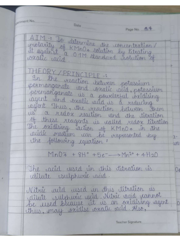 Chemistry Journal Class 12 | PDF