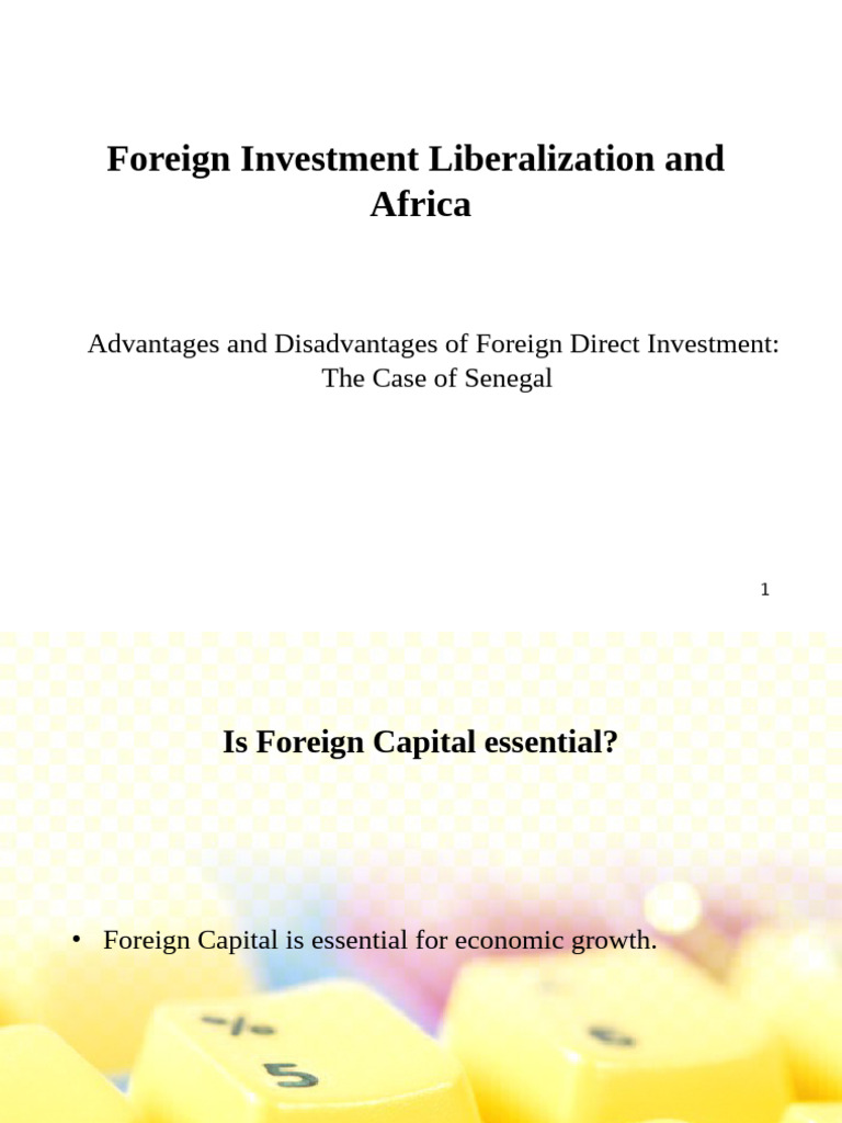 FDI and Development | PDF | Foreign Direct Investment | Devaluation