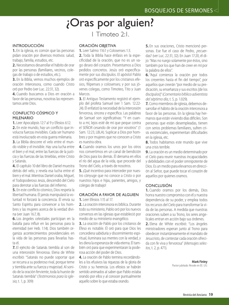 ¿Oras Por Alguien | PDF | Oración | Intercesión