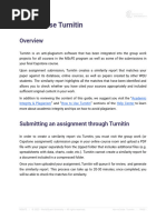 Unisa Turnitin Academic Integrity Guide | PDF | Turnitin | Academic ...