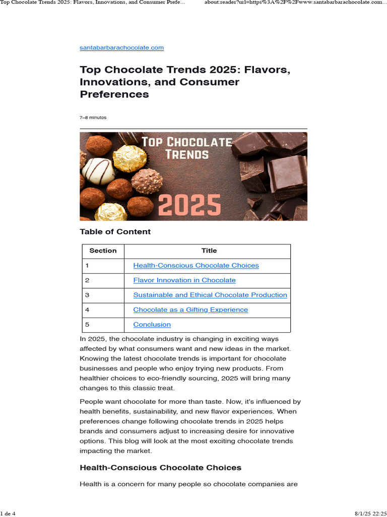Top Chocolate Trends 2025 - Flavors, Innovations, and Consumer ...