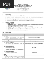 Detailed Lesson Plan Grade 5 Science | PDF | Force | Lesson Plan