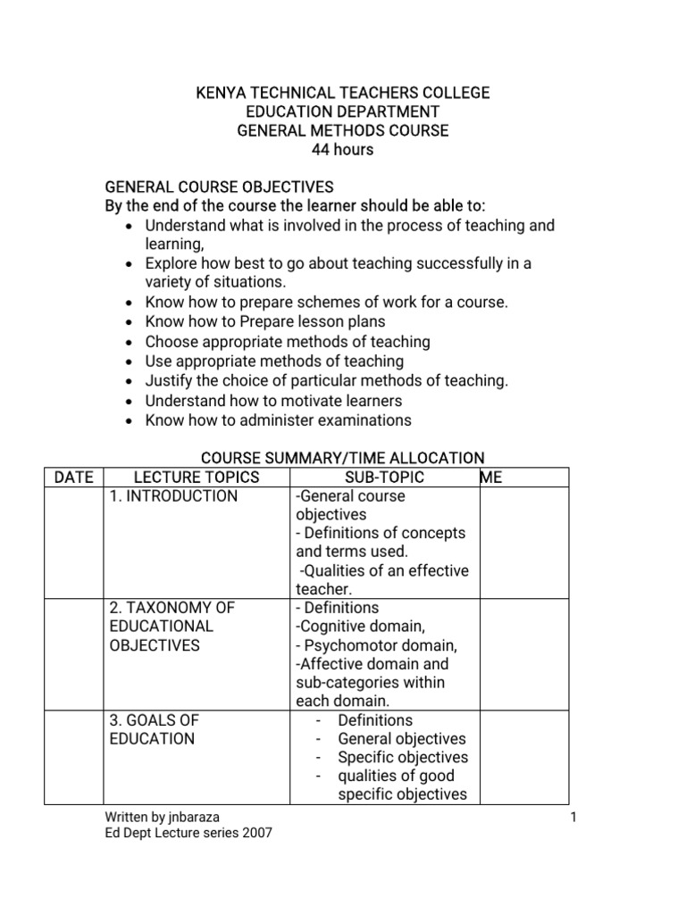 TRAINING METHODOLOGIES | PDF